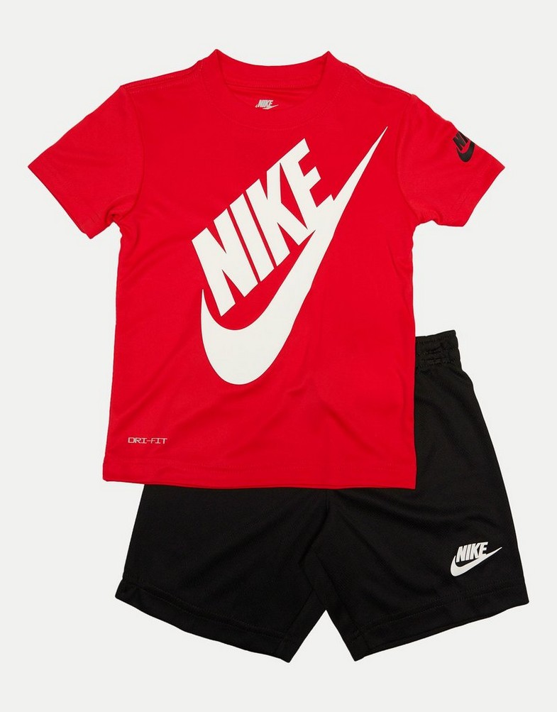 Treninguri NIKE SET FUTURA T/SH ST BLK/RED (86F024-R1N) Copii culoare ...