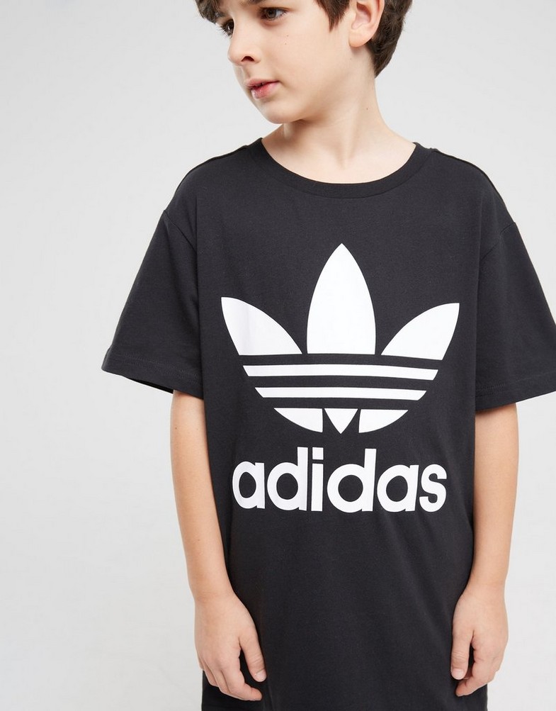 ADIDAS T-SHIRT TREFOIL TEE BOY DV2905 | kolor Czarny Dziecięce Ubrania ...