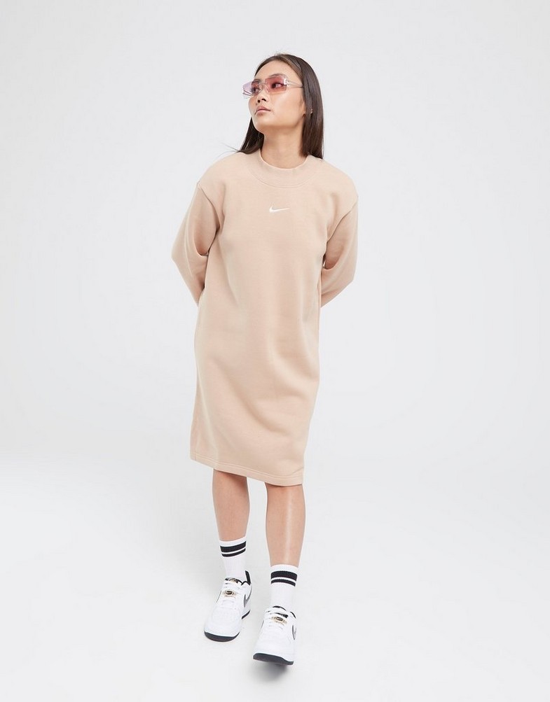 Rochii NIKE ROCHIE W NSW STYLE FLC 3Q TRENINGS (DV5248-200) Femei ...