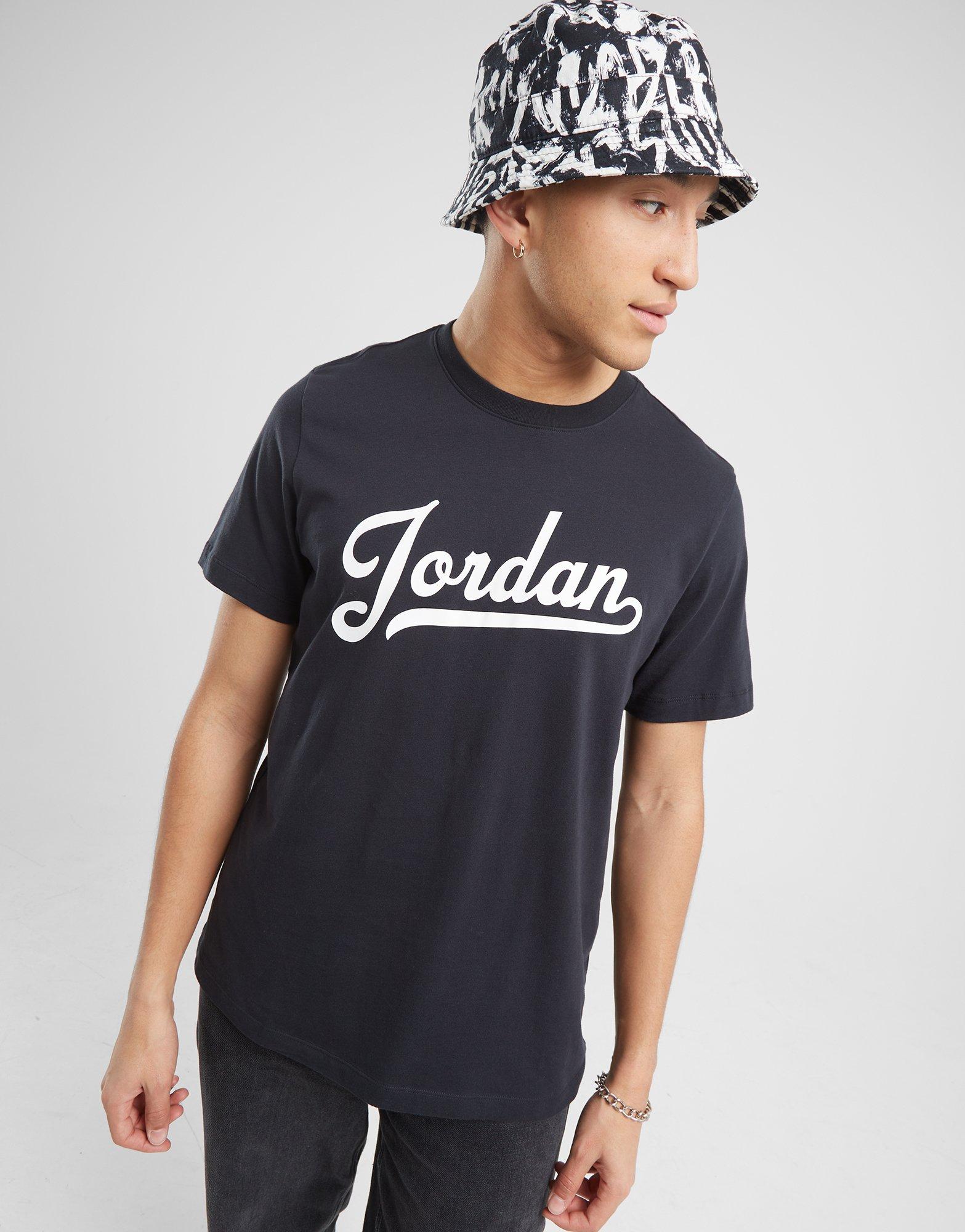 JORDAN T-SHIRT M J FLT MVP WM SS CREW FN5958-010 | kolor Czarny Męskie ...