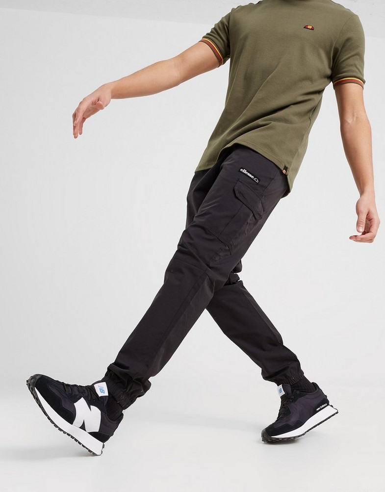 ELLESSE SPODNIE STRATHOS CARGO BLK SJD17491011 | kolor Czarny Męskie ...