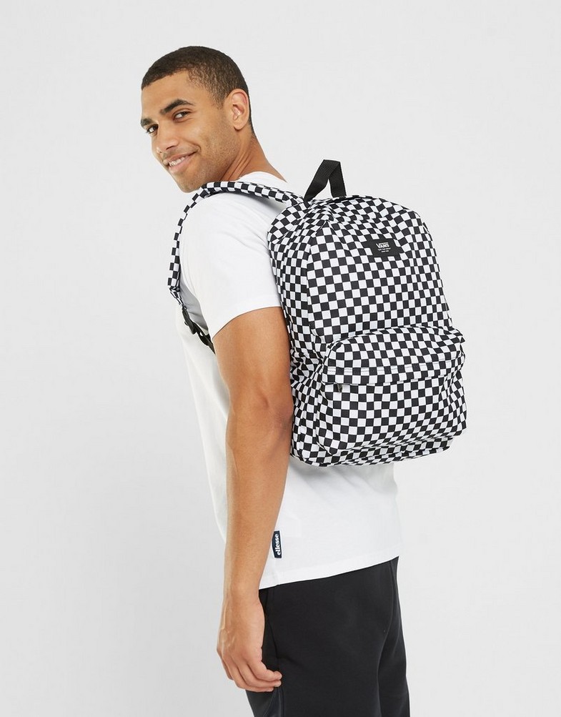 VANS PLECAK OLD SKOOL CHECK BACKPACK VN0A5KHRY281 | kolor Czarny Męskie ...
