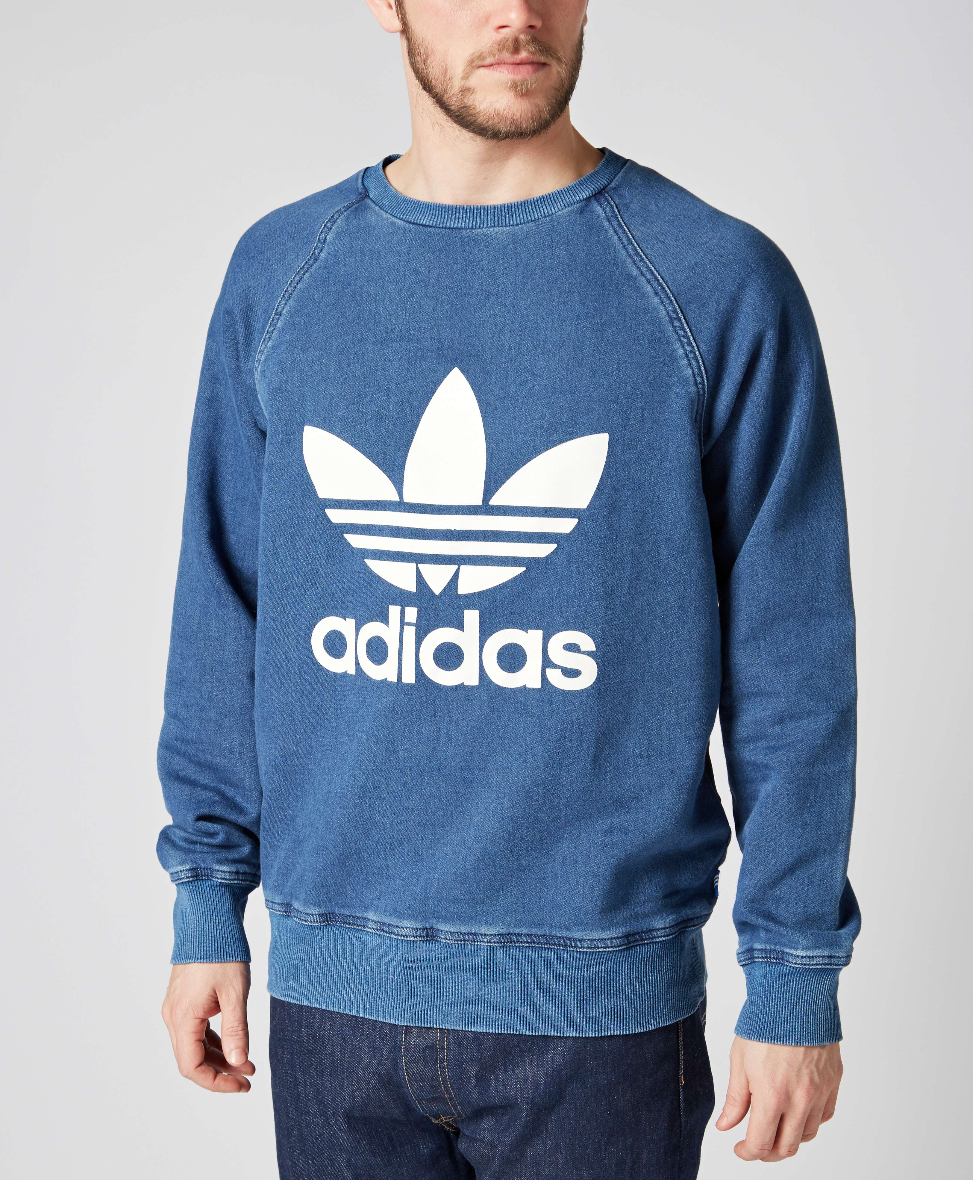 adidas denim sweatshirt