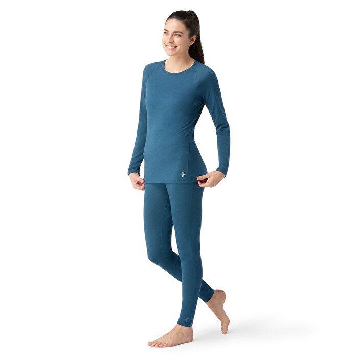 Smartwool Women's Classic All-Seasons Merino LS Base Layer - Blue | Tiso