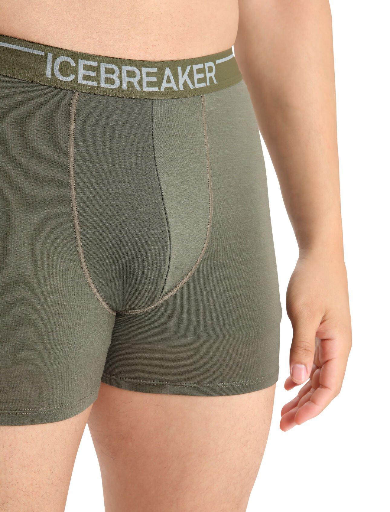 Icebreaker Men's Anatomica Boxers - Green | George Fisher