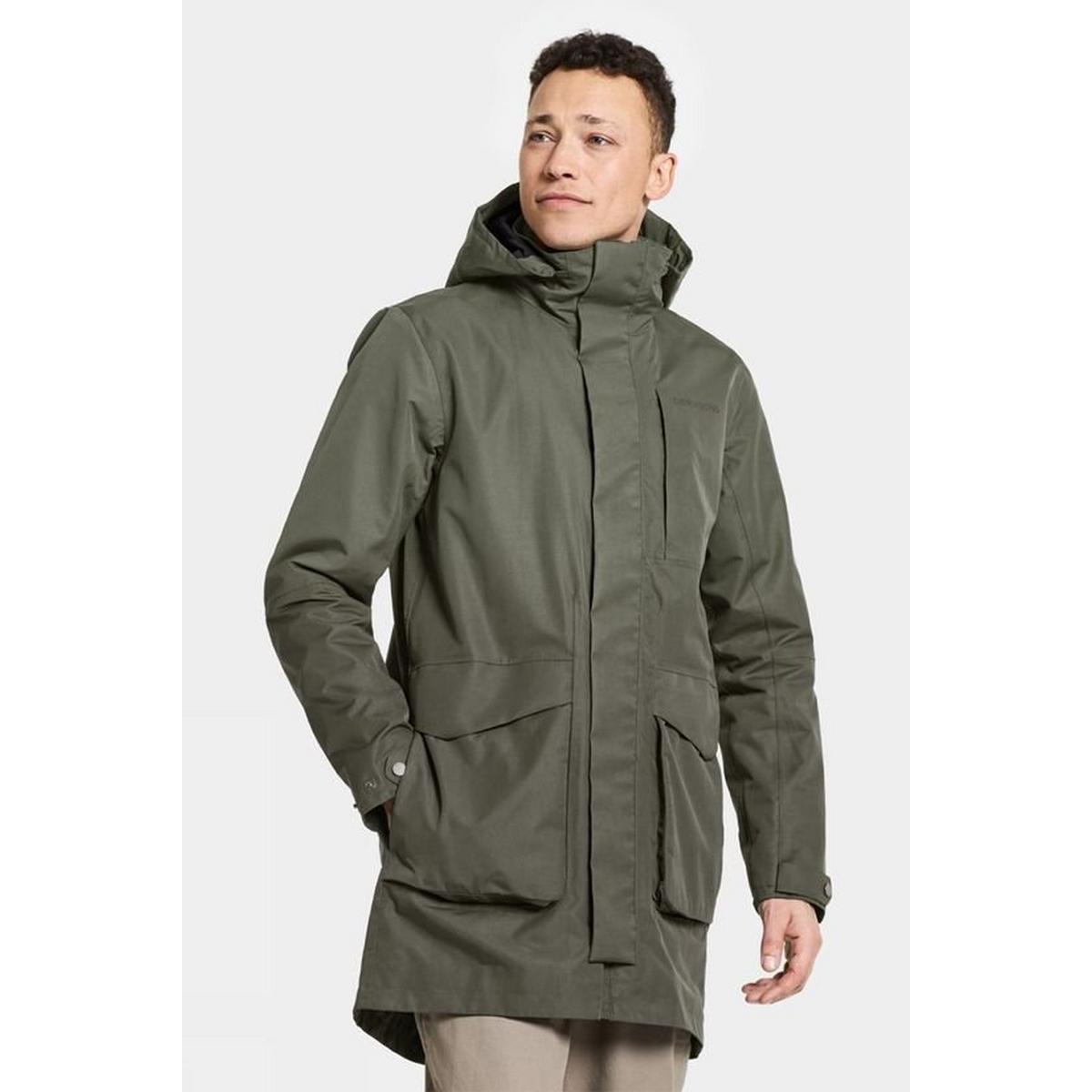 Didriksons Men's Andreas Parka - Green | George Fisher