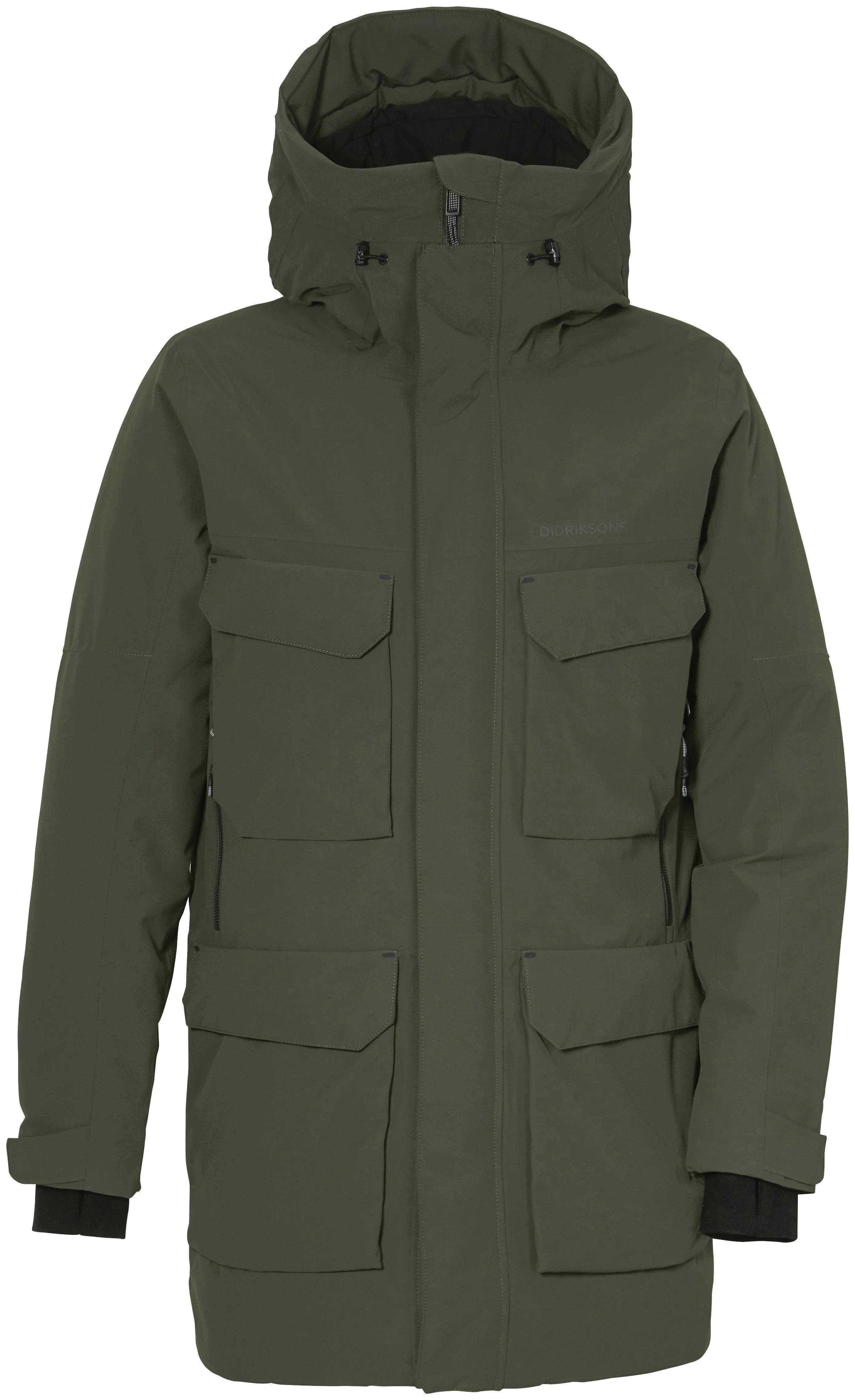 Didriksons Men's Drew Parka - Green | Tiso