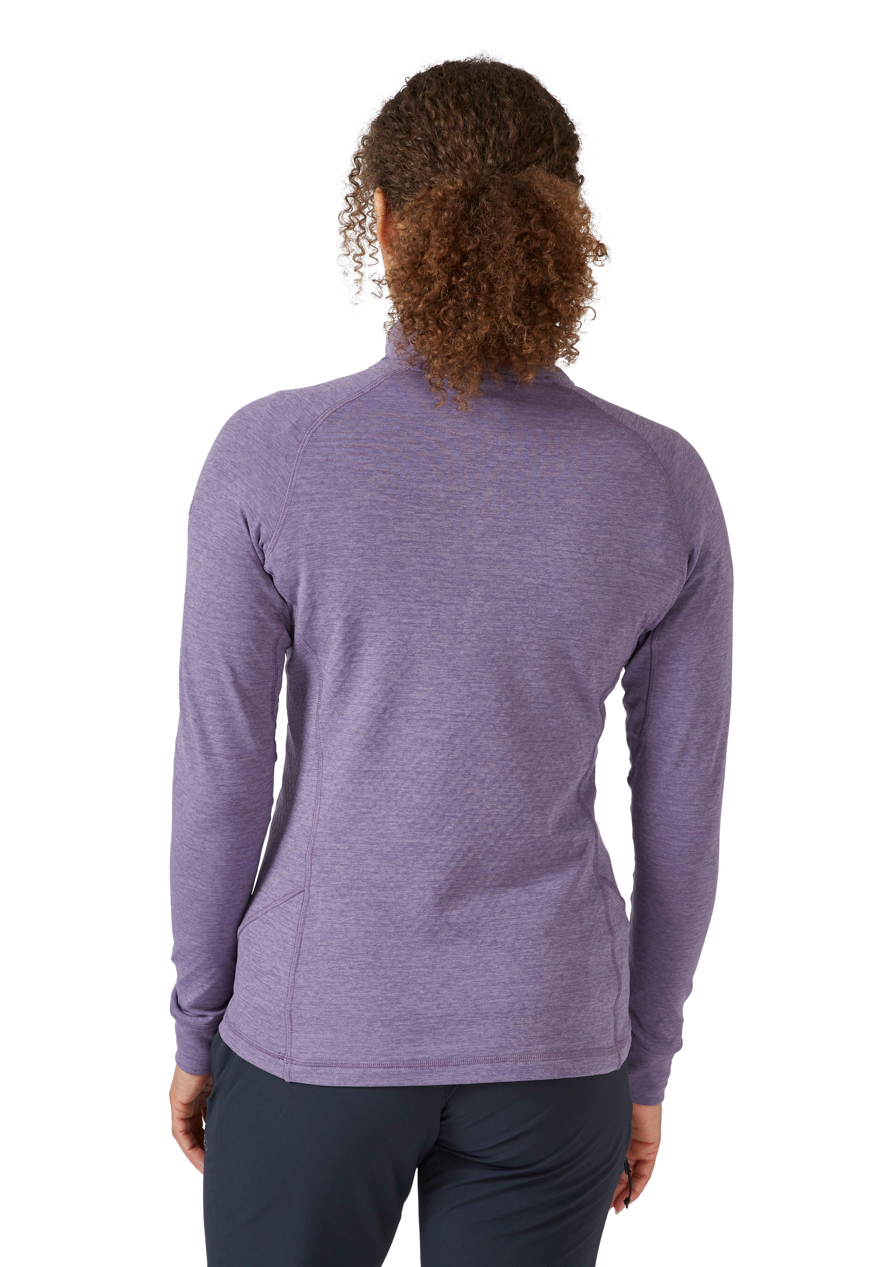 Rab Women's Nexus Pull On Recycled Fleece - Purple/Sage | George Fisher