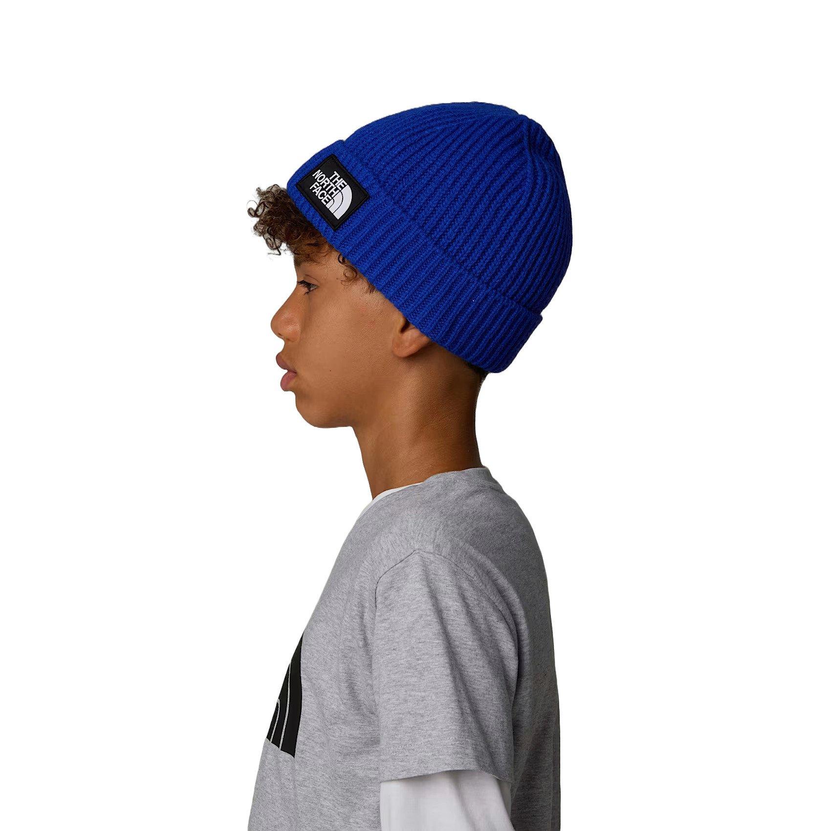 The North Face Kids' TNF Box Logo Beanie - Blue | Tiso