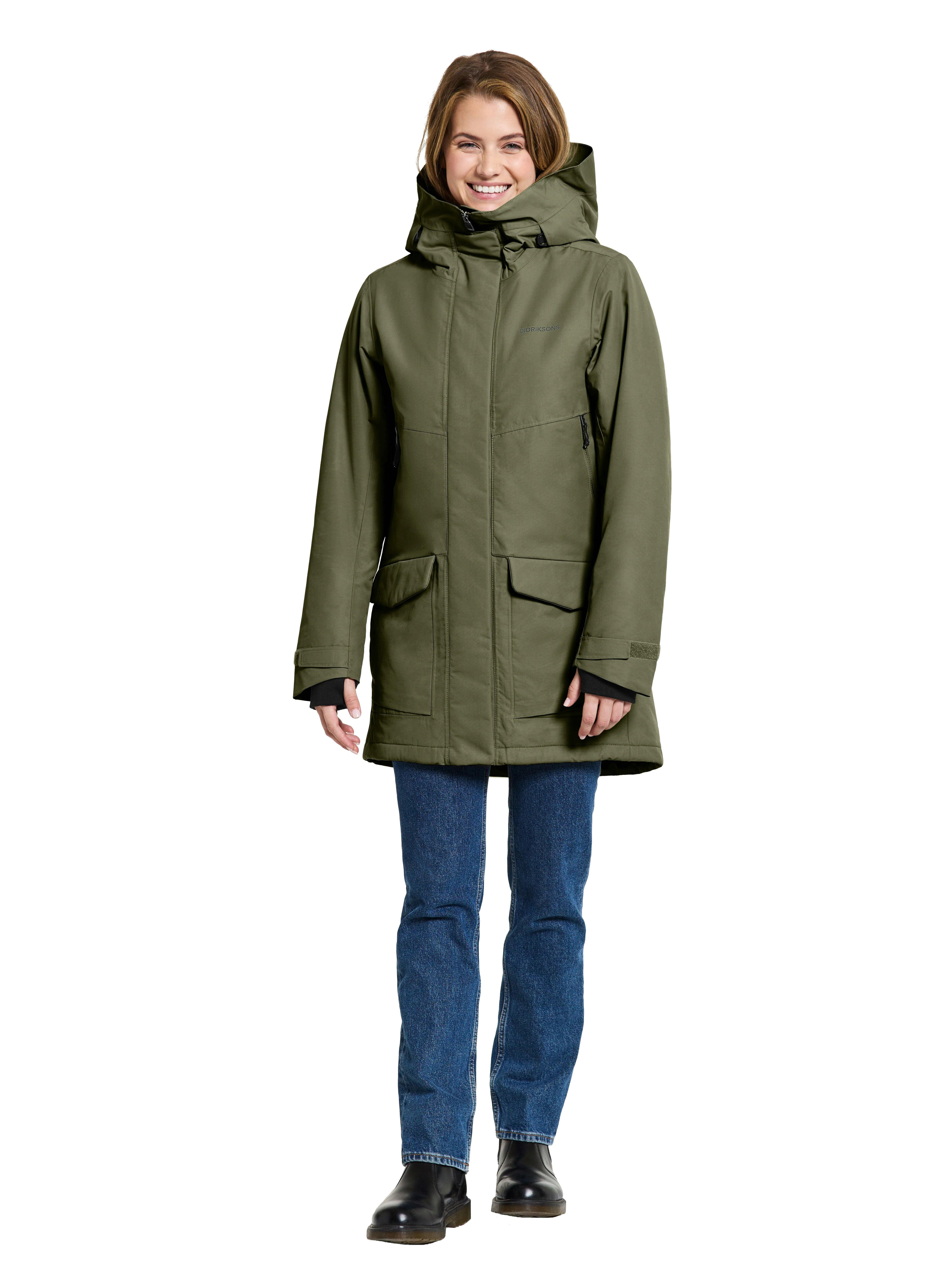 Didriksons Women's Frida Jacket - Green | Tiso