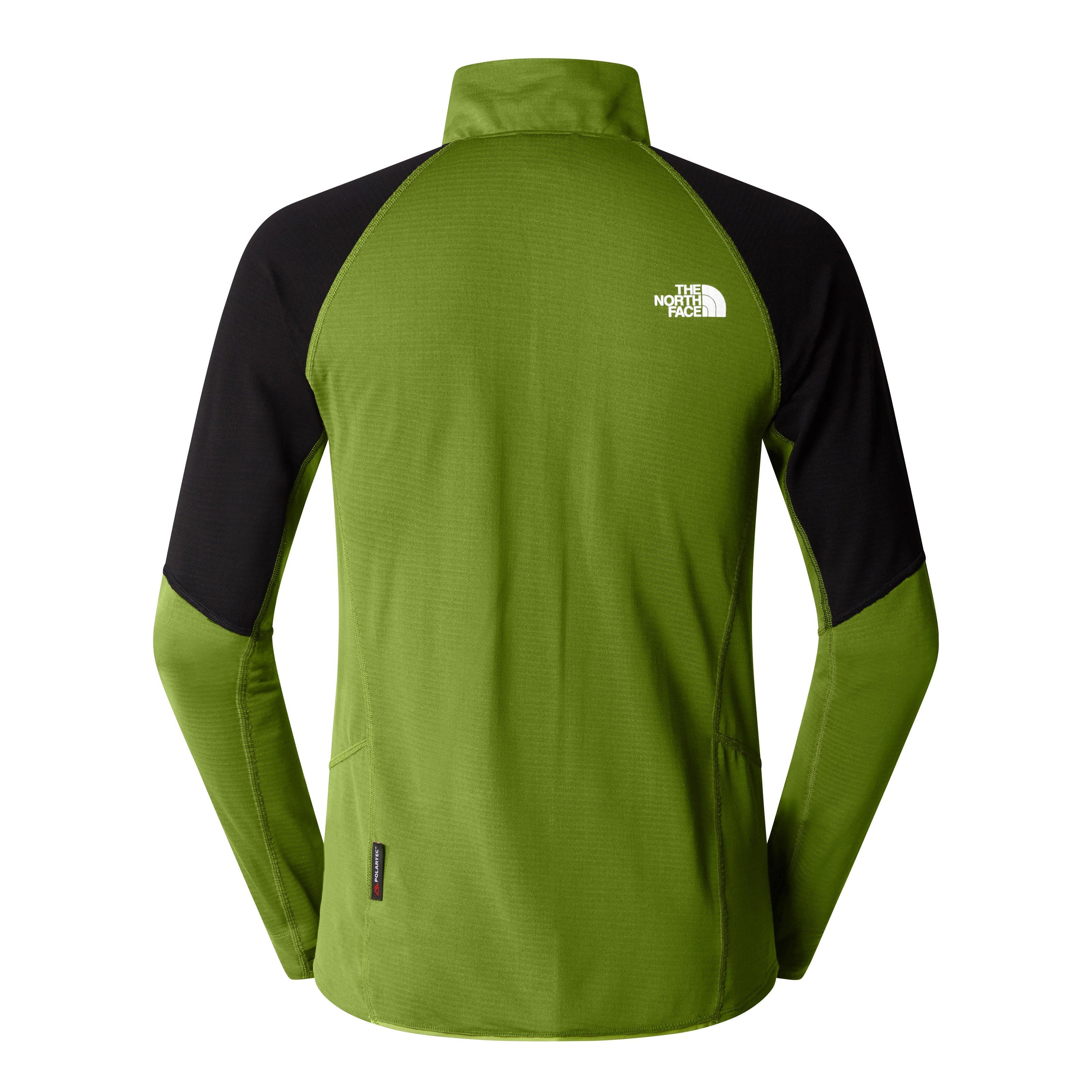 The North Face Men's Bolt Polartec Power Grid Fleece Jacket - Green | Tiso