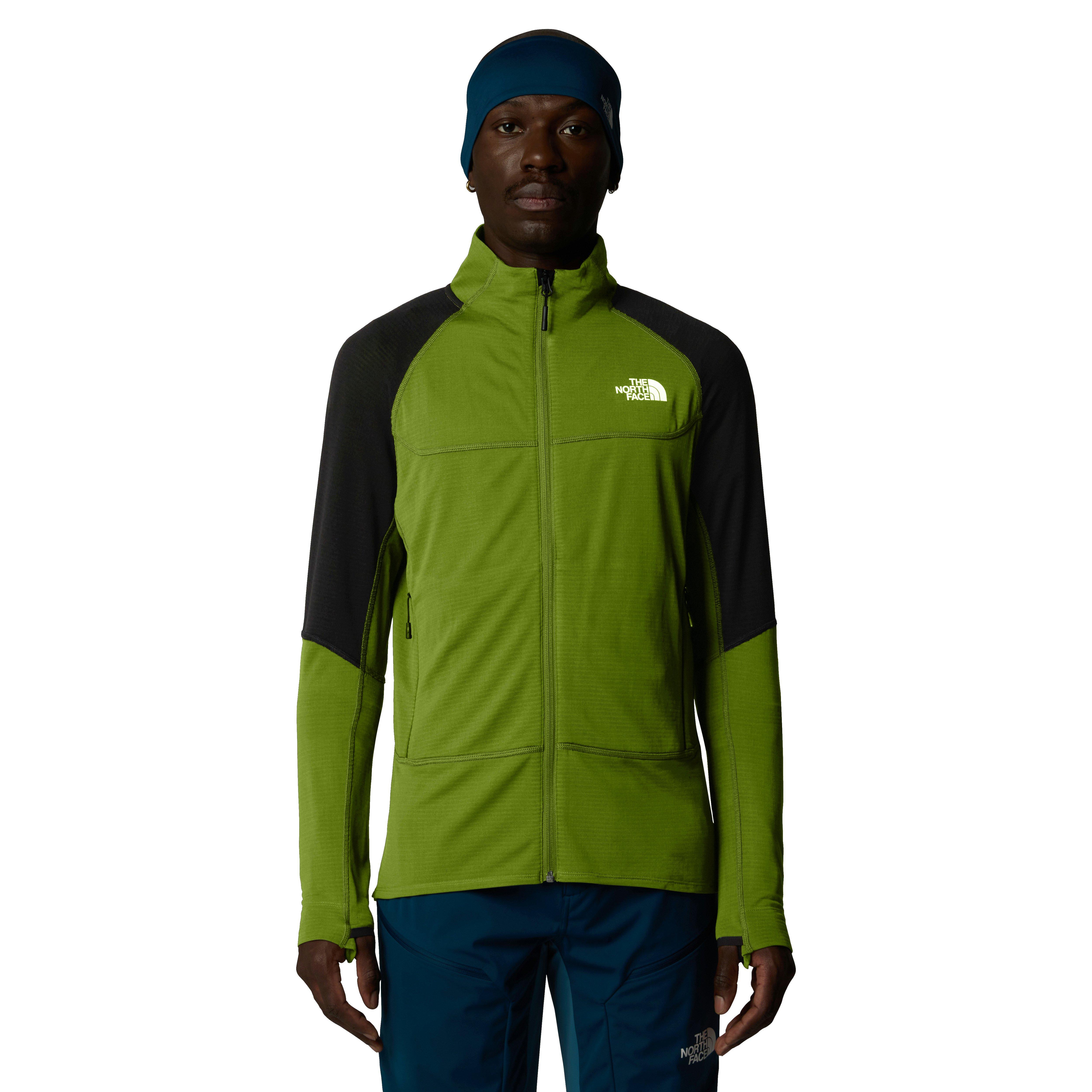 The North Face Men's Bolt Polartec Power Grid Fleece Jacket - Green | Tiso