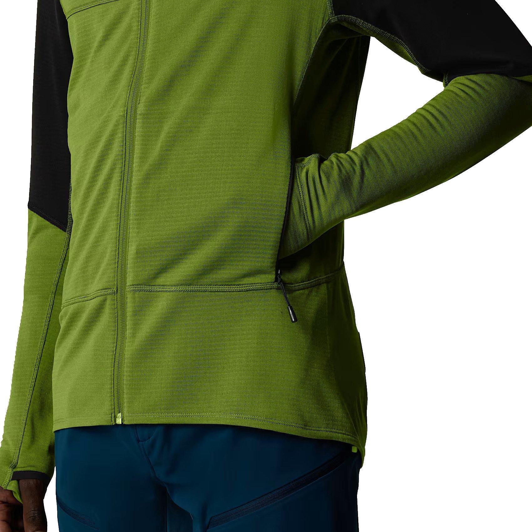 The North Face Men's Bolt Polartec Power Grid Fleece Jacket - Green | Tiso