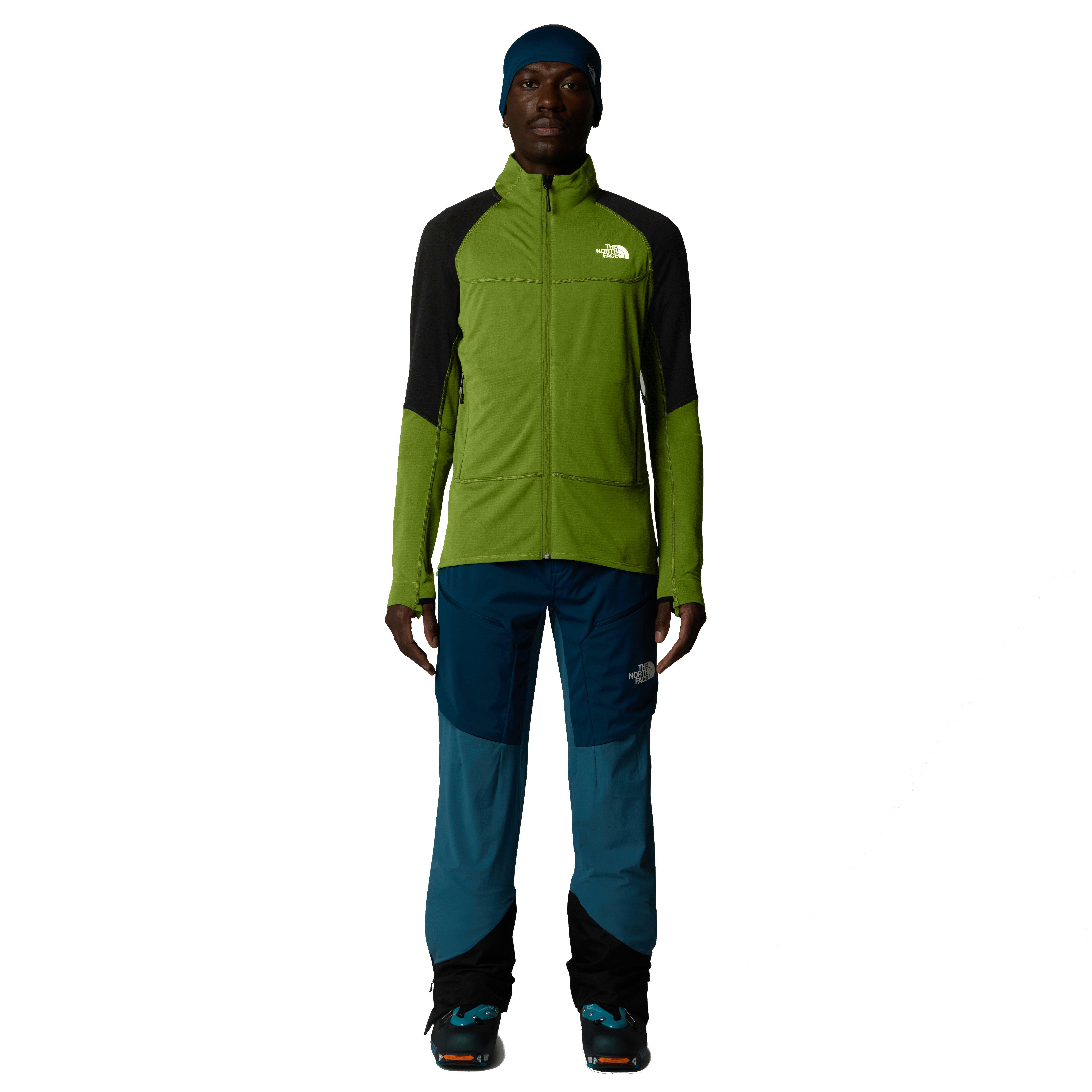 The North Face Men's Bolt Polartec Power Grid Fleece Jacket - Green | Tiso