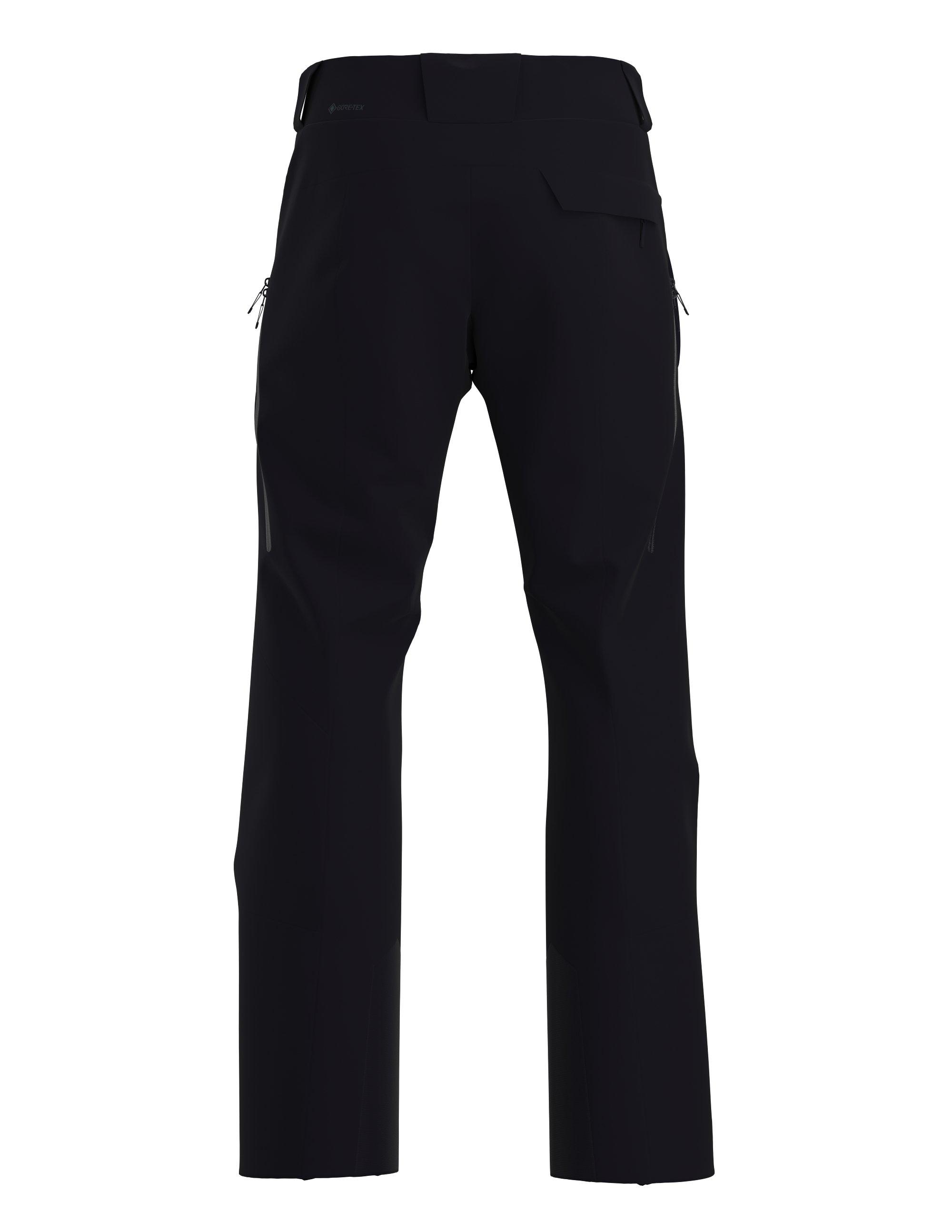 Arcteryx Mens Macai GoreTex Insulated Ski Pants - Black | Tiso