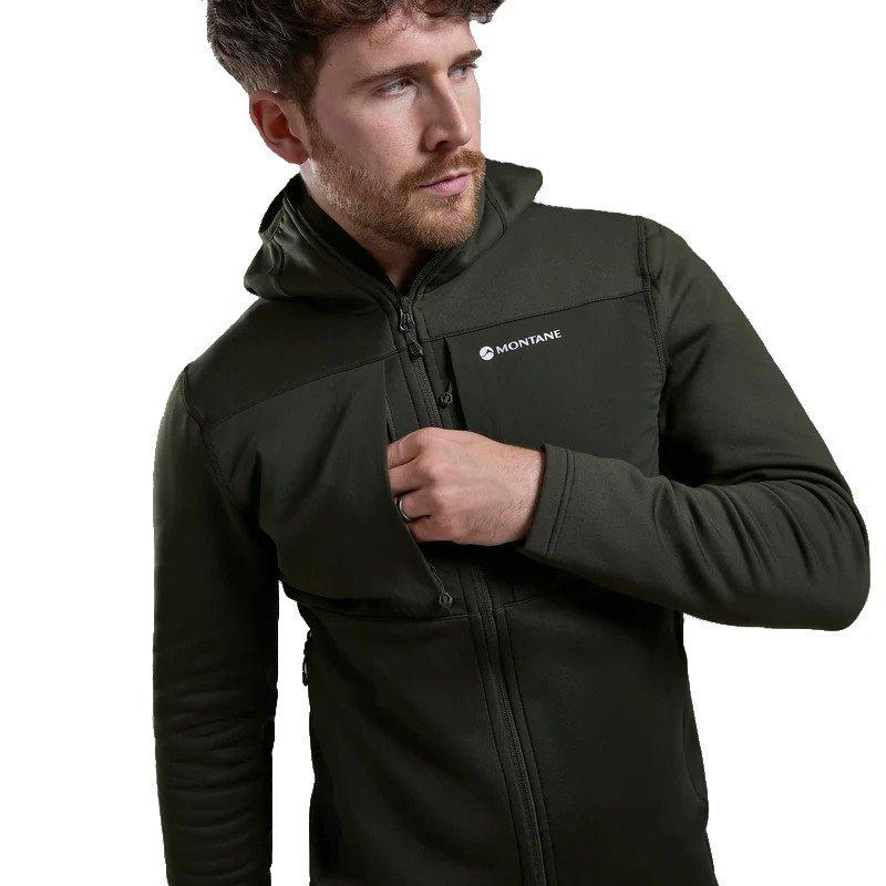 Montane Men's Fury XT Hooded Fleece Jacket - Green | Tiso