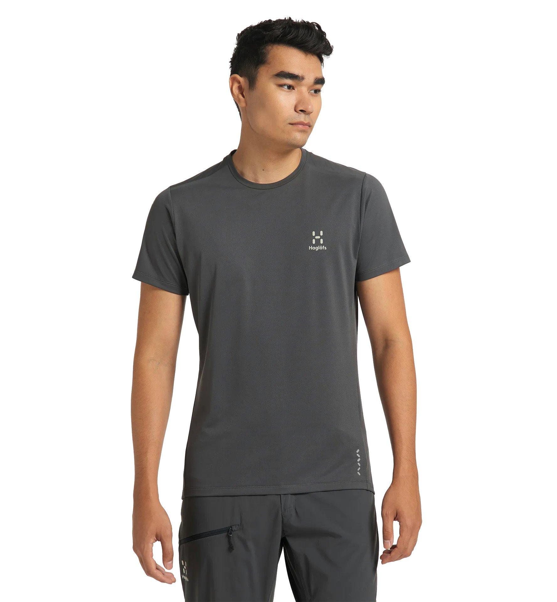 Haglofs Men's LIM Tech T-Shirt- Grey | Tiso