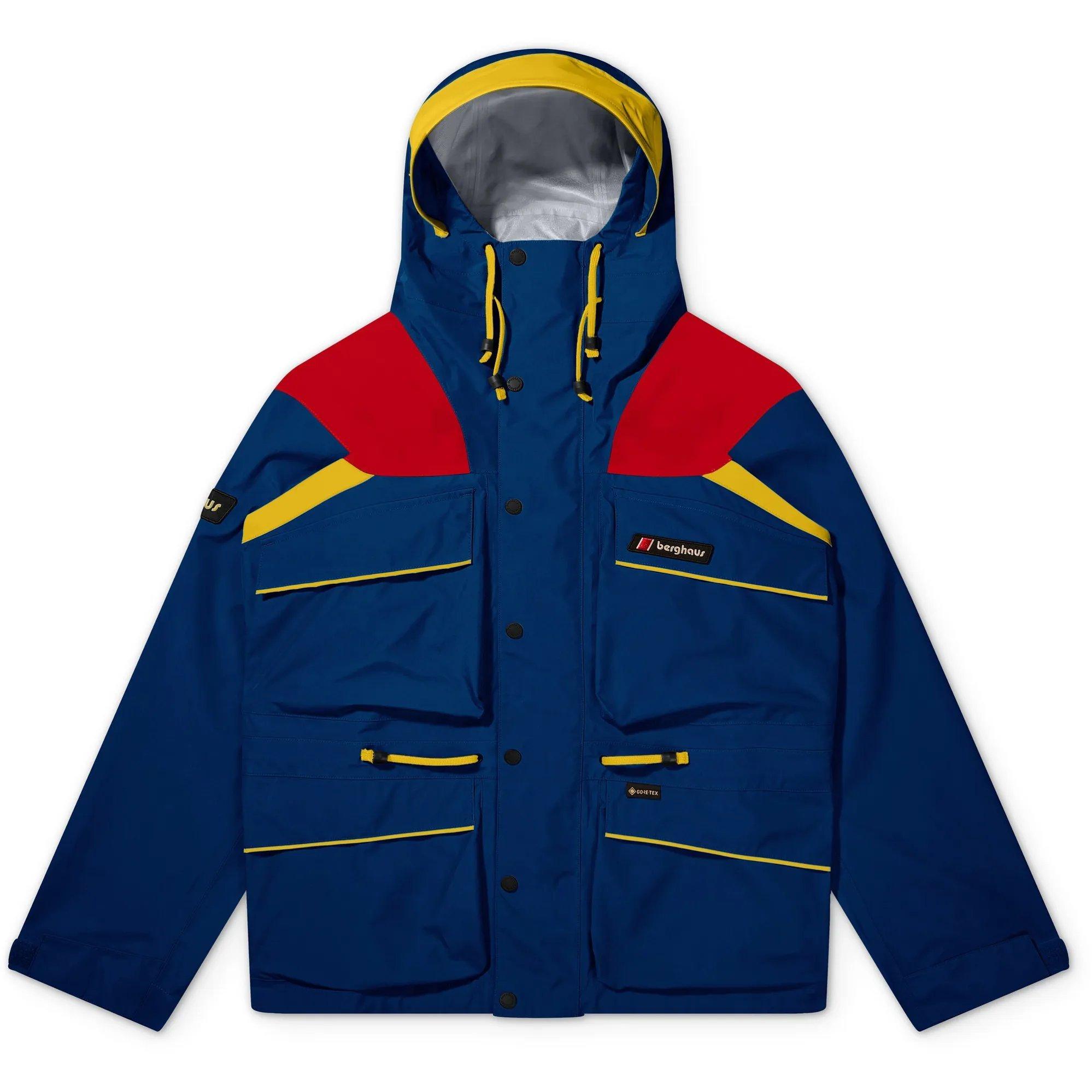 Berghaus Unisex Trango Gore-tex Waterproof Jacket - Blue / Red | Tiso