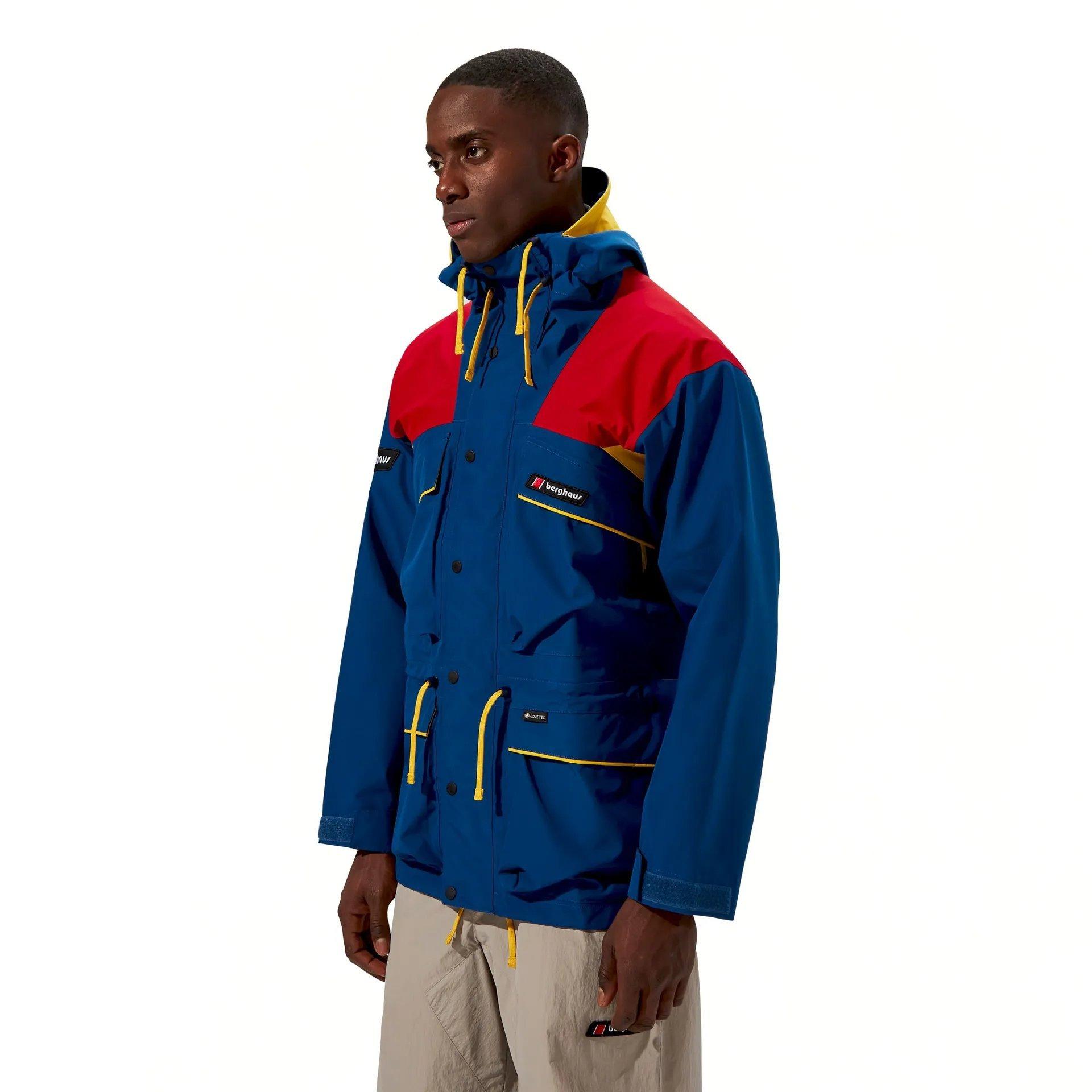 Berghaus Unisex Trango Gore-tex Waterproof Jacket - Blue / Red | Tiso