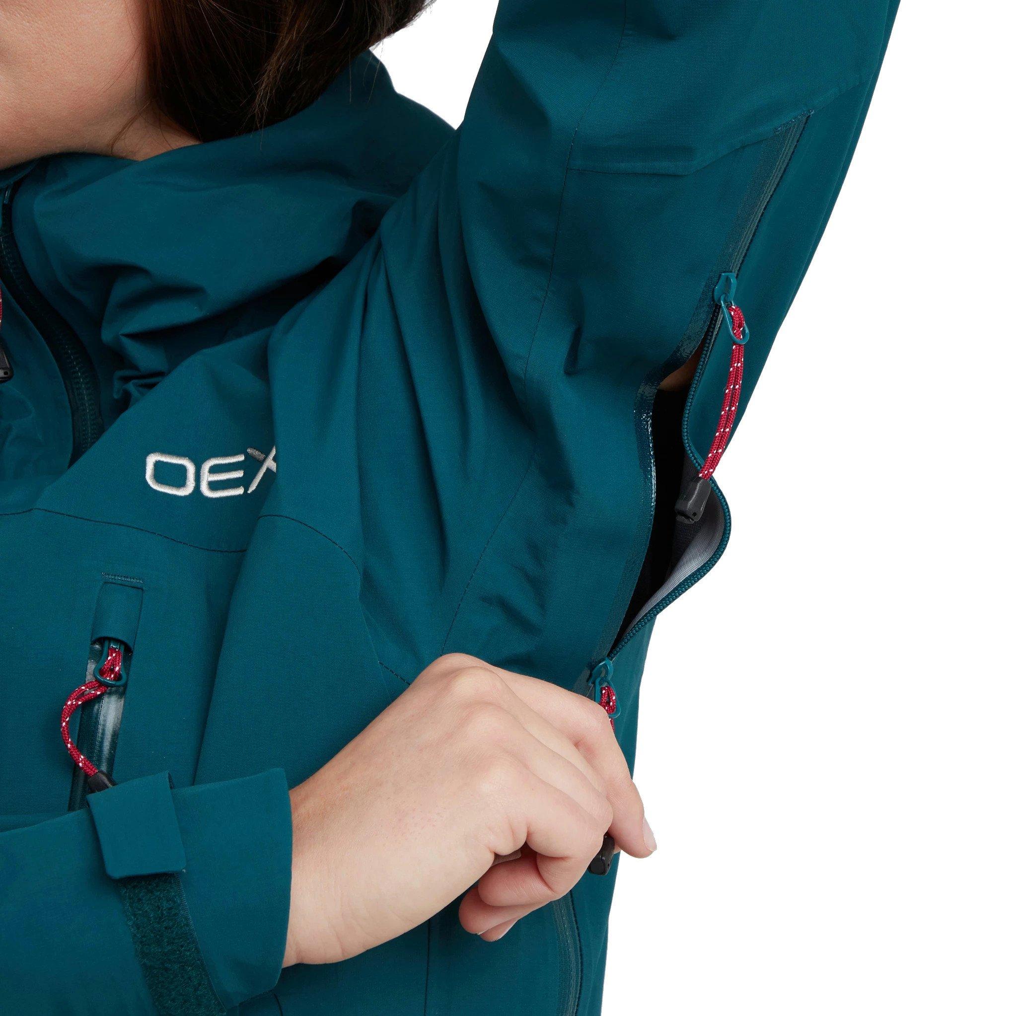 OEX Women's Tirran Waterproof Jacket - Teal | Tiso