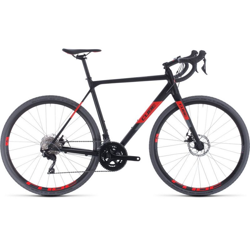 Cube Cross Race Cyclocross Bike 2020 Black Red Cyclocross Bikes Tiso UK