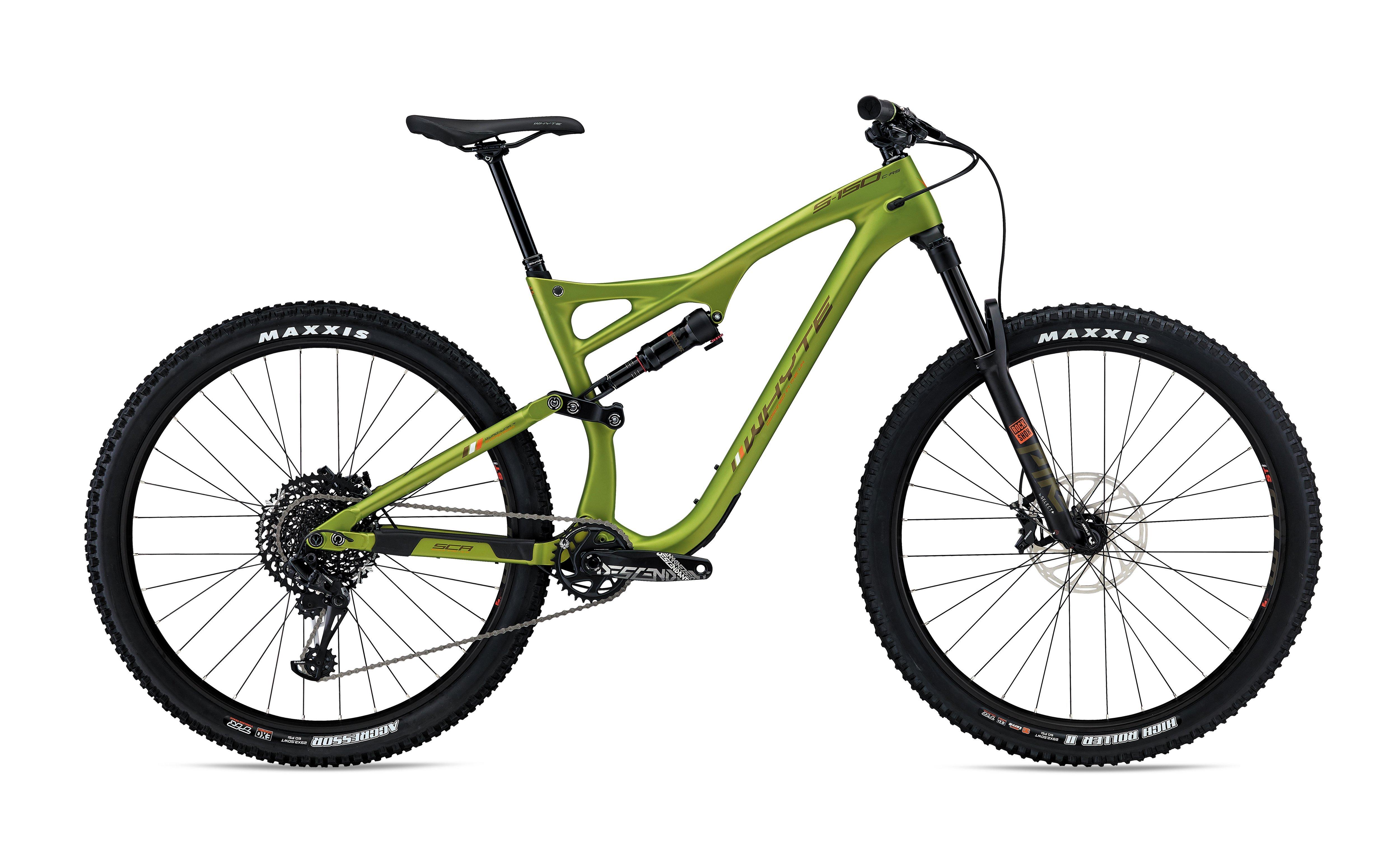 Whyte S-150 C RS Full Suspension Mountain Bike 2020 Matt Olive/Khaki ...