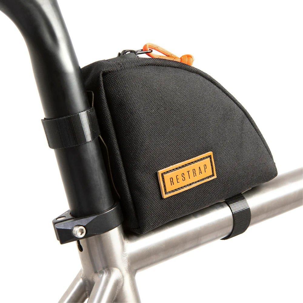 Restrap Rear Top 0.8L Tube Bag - Black | Tiso UK
