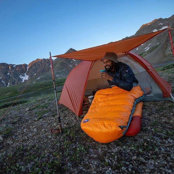 Big Agnes Torchlight EXP 20 Regular Left Zip in Orange | Tiso