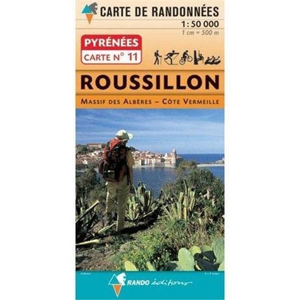 PYRENEES MAP IGN COLLIOURE CAD