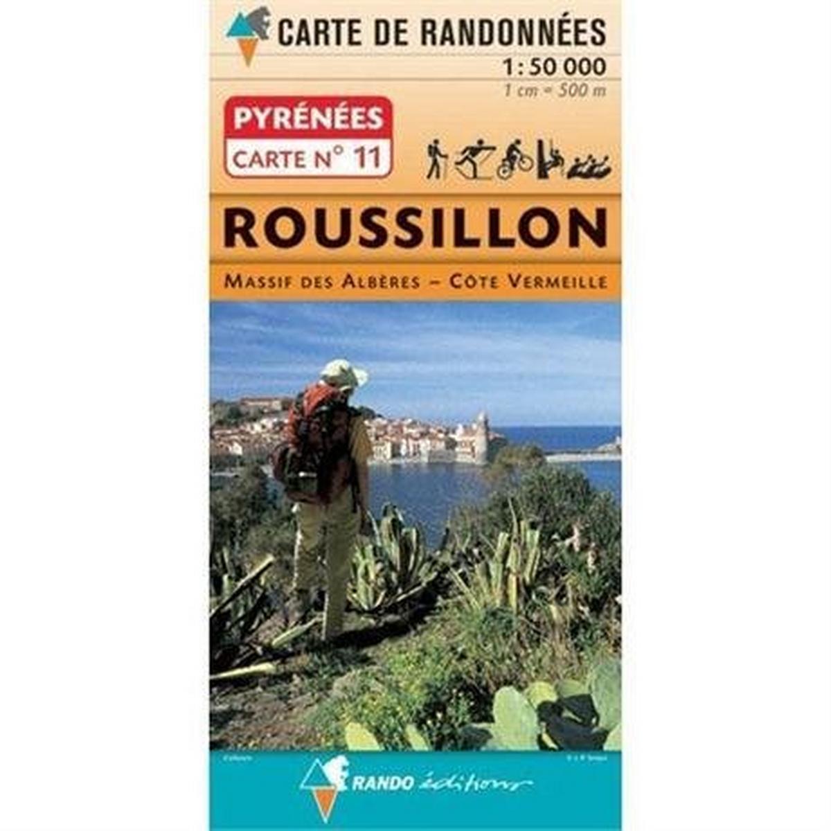 PYRENEES MAP IGN COLLIOURE CAD