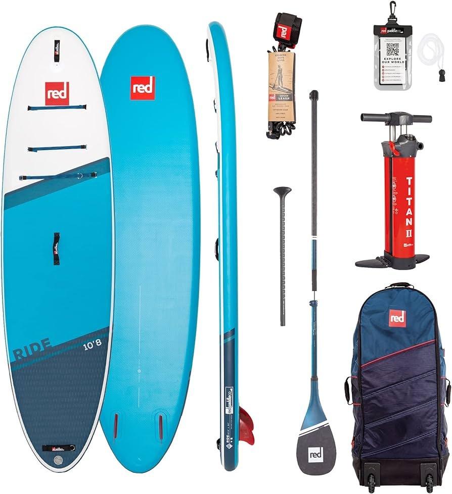 Red Paddle Ride 10'6" Inflatable Hybrid Tough SUP Package - Blue ...