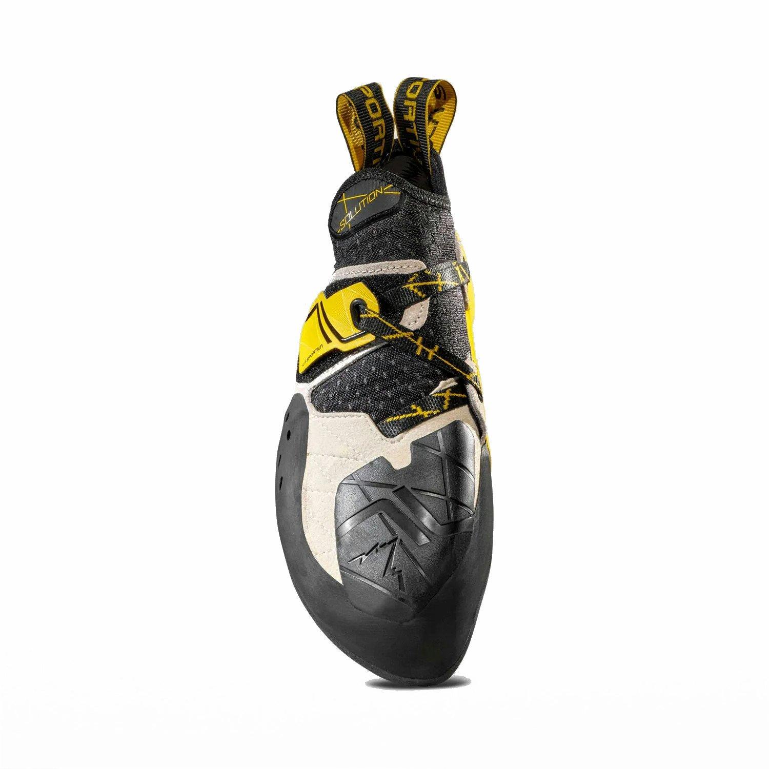 La Sportiva Unisex Solution Climbing Shoes in Yellow | Tiso