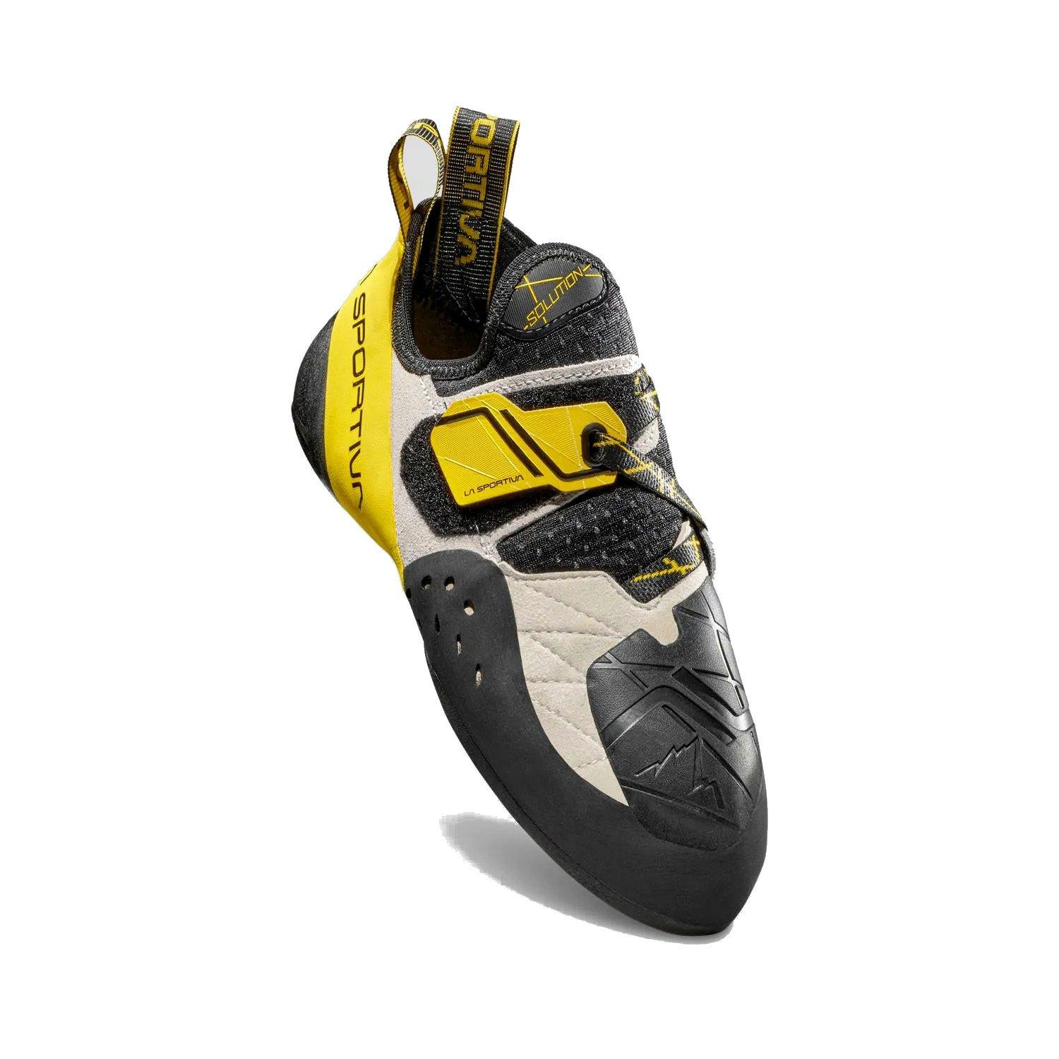 La Sportiva Unisex Solution Climbing Shoes in Yellow | Tiso
