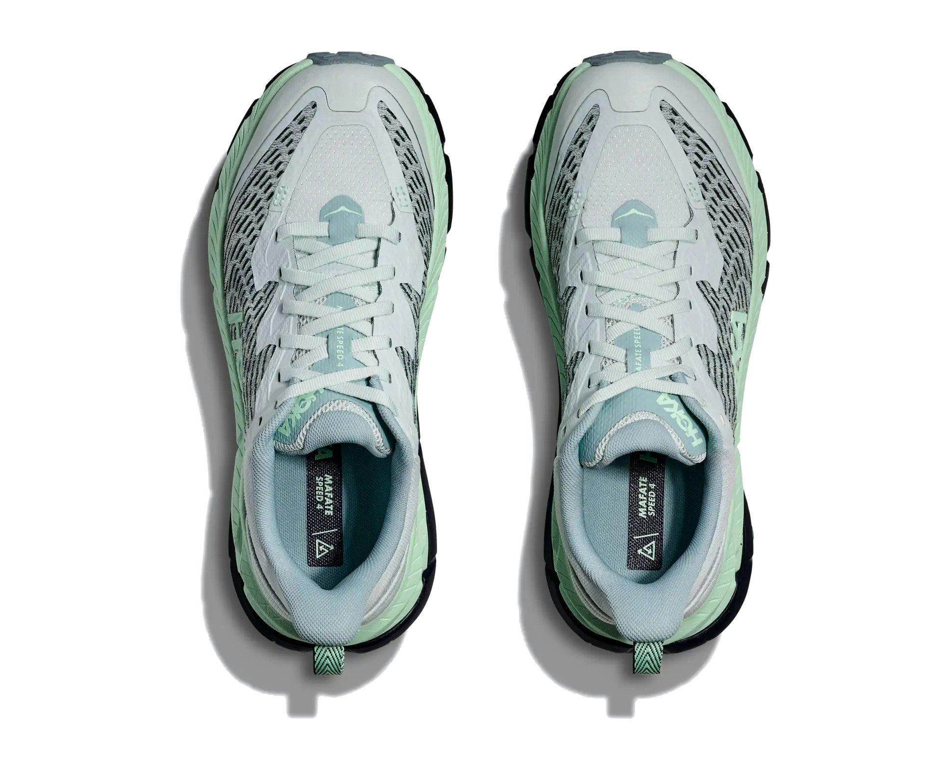 Hoka Women's Mafate Speed 4 Trail Running Trainers - Mint | Tiso