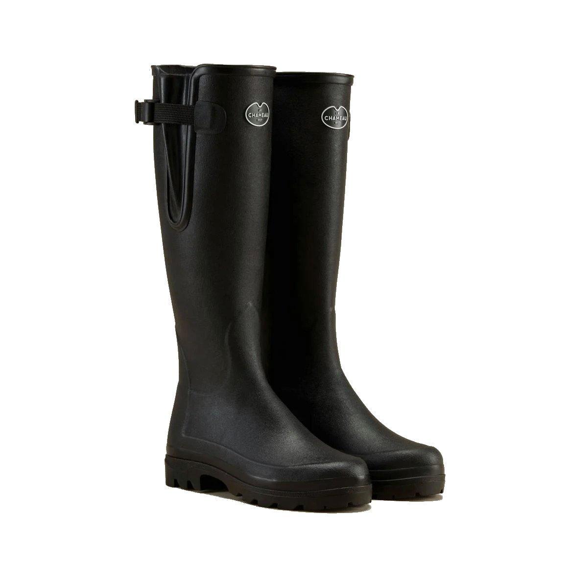 Le Chameau Women's Vierzonord B200 Wellington Boots - Black | Tiso