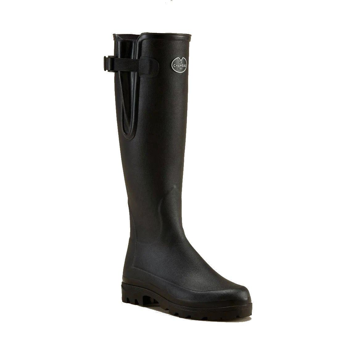 Le Chameau Women's Vierzonord B200 Wellington Boots - Black | Tiso