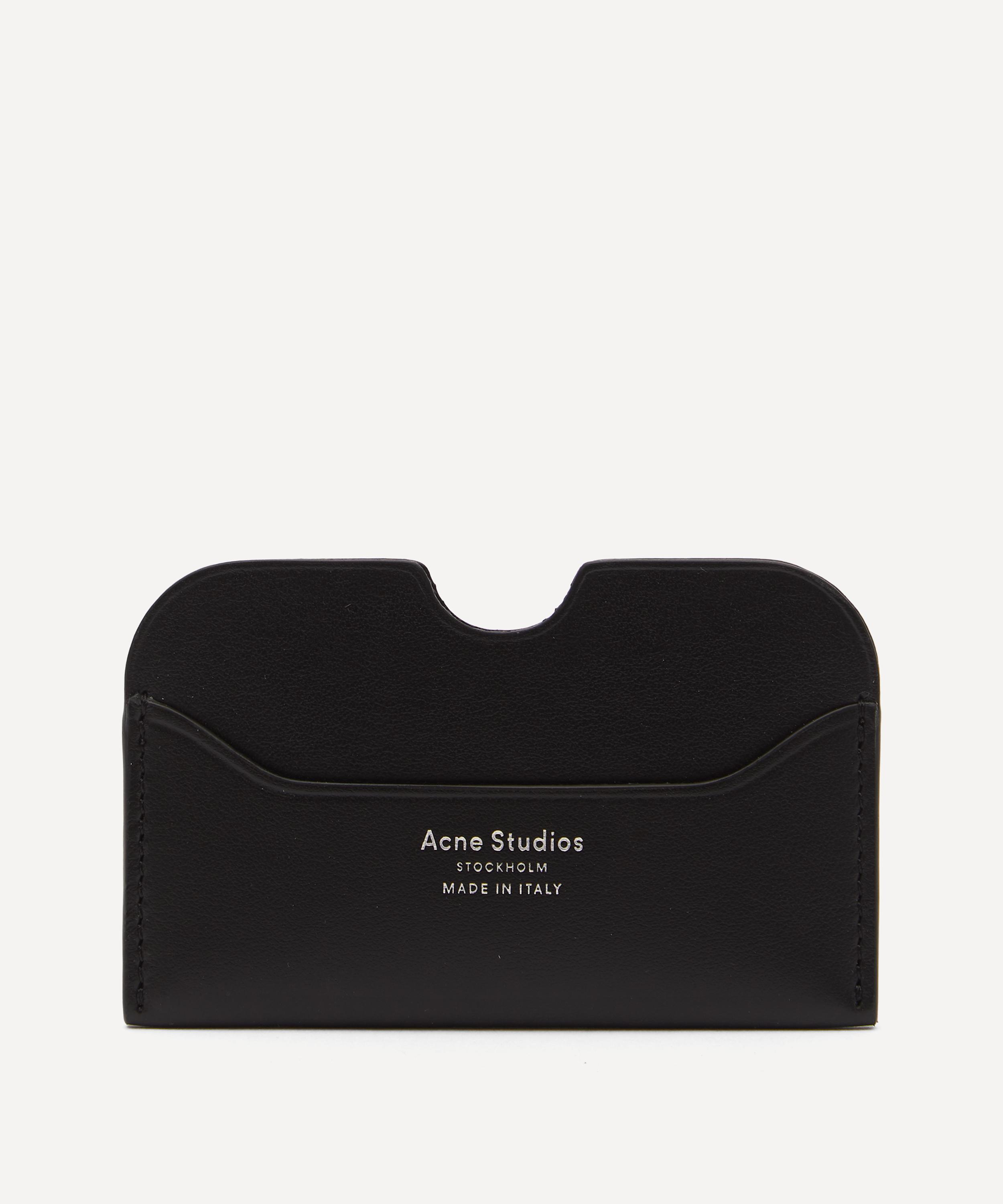 Acne Studios Elmas Leather Card Holder | ModeSens