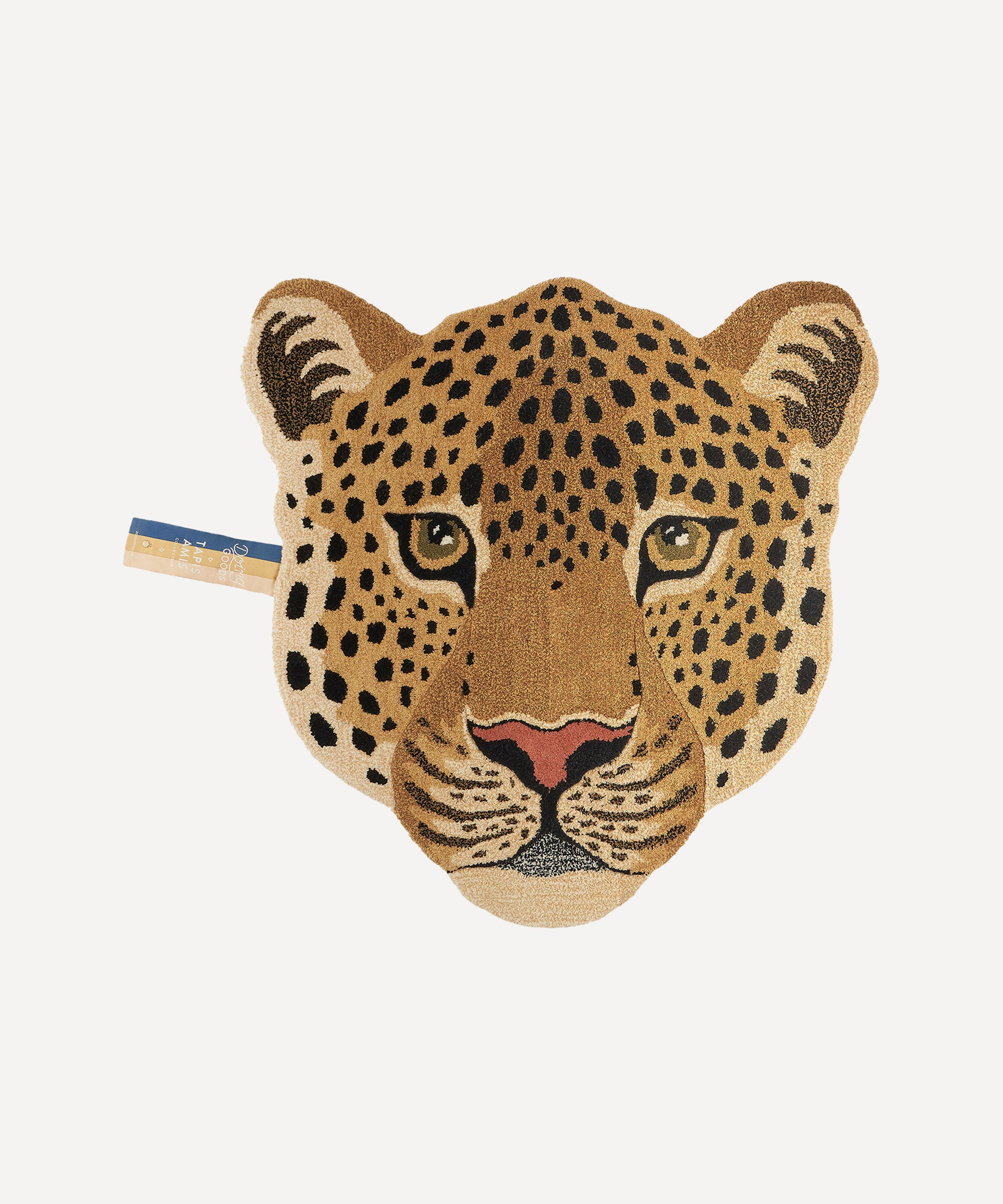 Large Himani Leopard Head Rug | Liberty