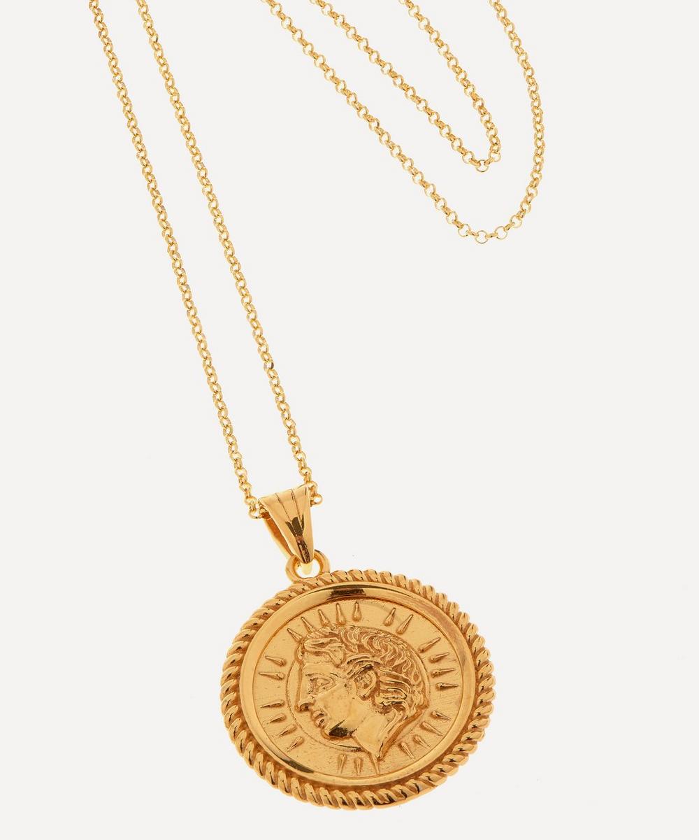 Hermina Athens Gold-plated Helios Thin Chain Pendant Necklace | ModeSens Hermina Athens Gold-plated Helios Thin Chain Pendant Necklace | ModeSens