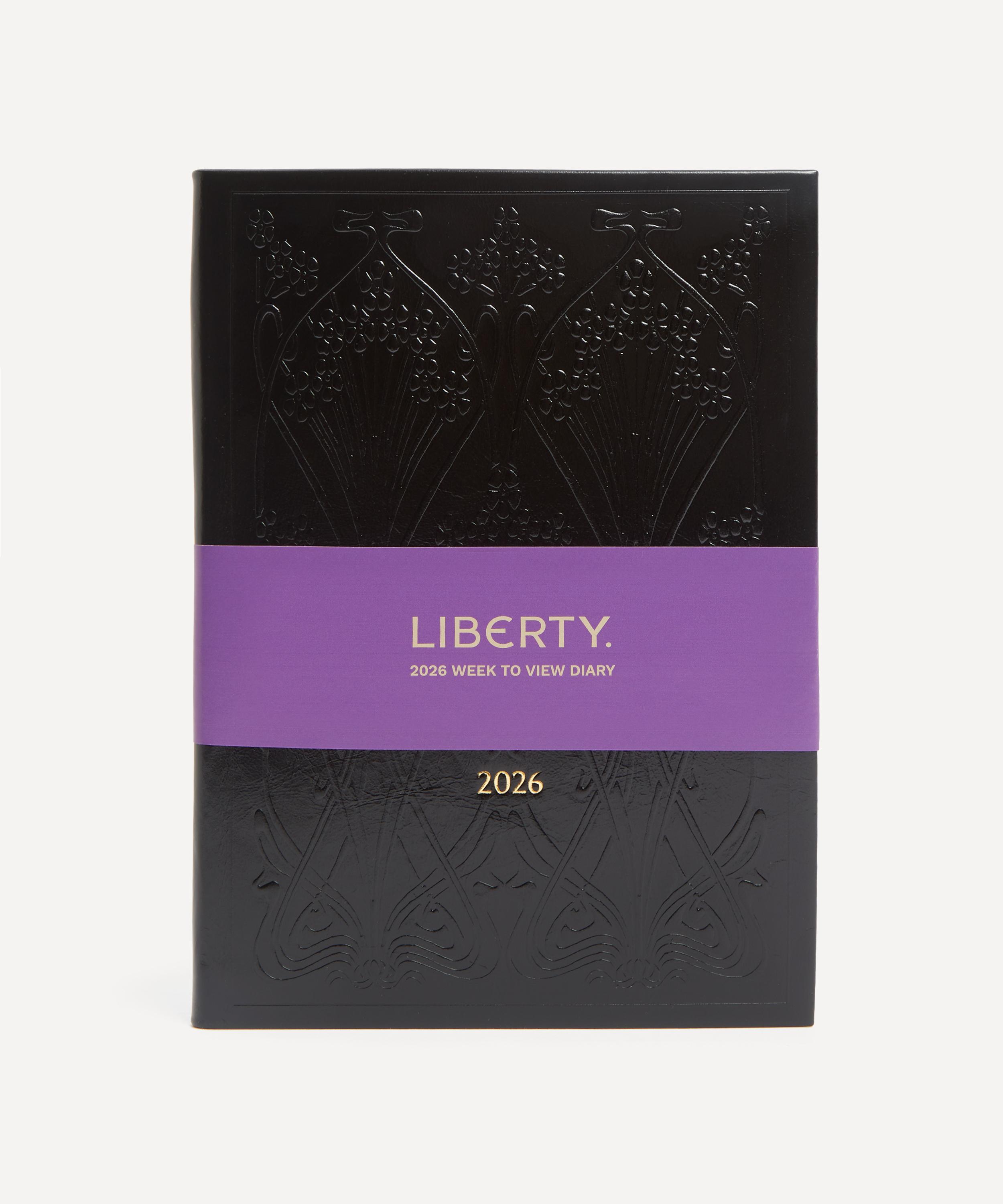 Liberty Ianthe Medium Leather Diary 2026 In Black | ModeSens