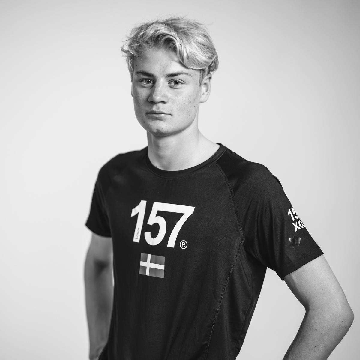 Turbo talent Alvar Myhlback (16) parked the elite in stacked rollerski race