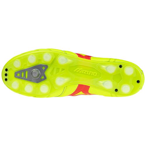 Morelia II Made in Japan Soccer Cleat, Safety Yellow/Fiery Morelia II Made in Japan Soccer Cleat, Safety Yellow/Fiery
