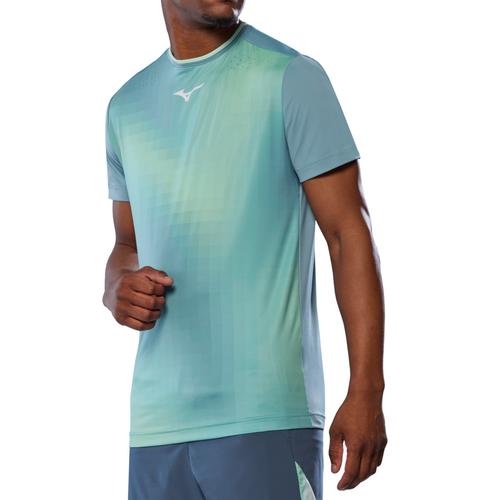 Mizuno Men's Shadow Graphic Tennis Tee - Mizuno USA Mizuno Men's Shadow Graphic Tennis Tee - Mizuno USA