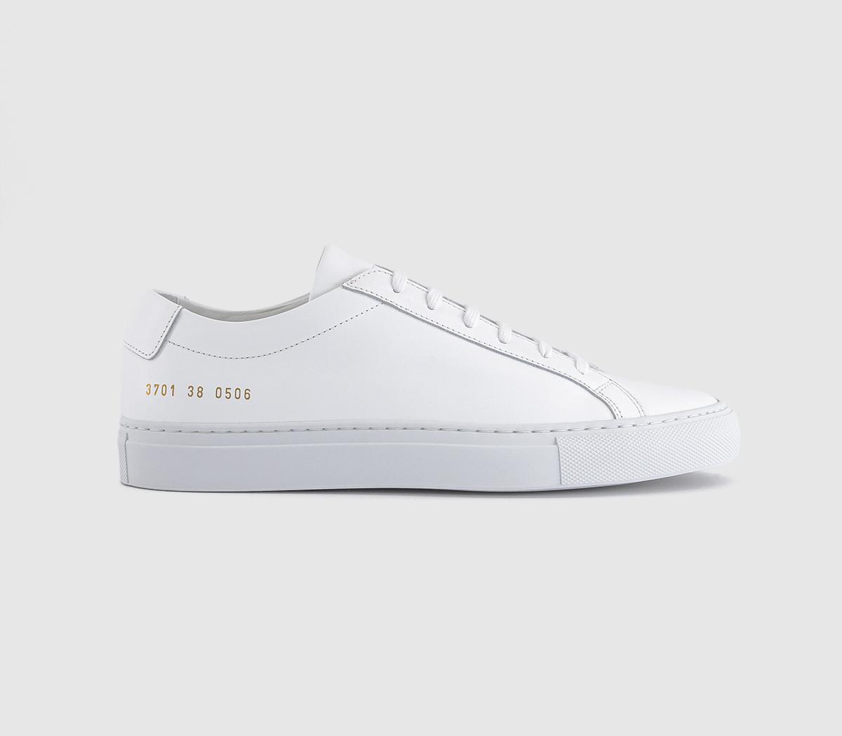 Common Projects Achillies Low W Trainers White Mono - Hers trainers