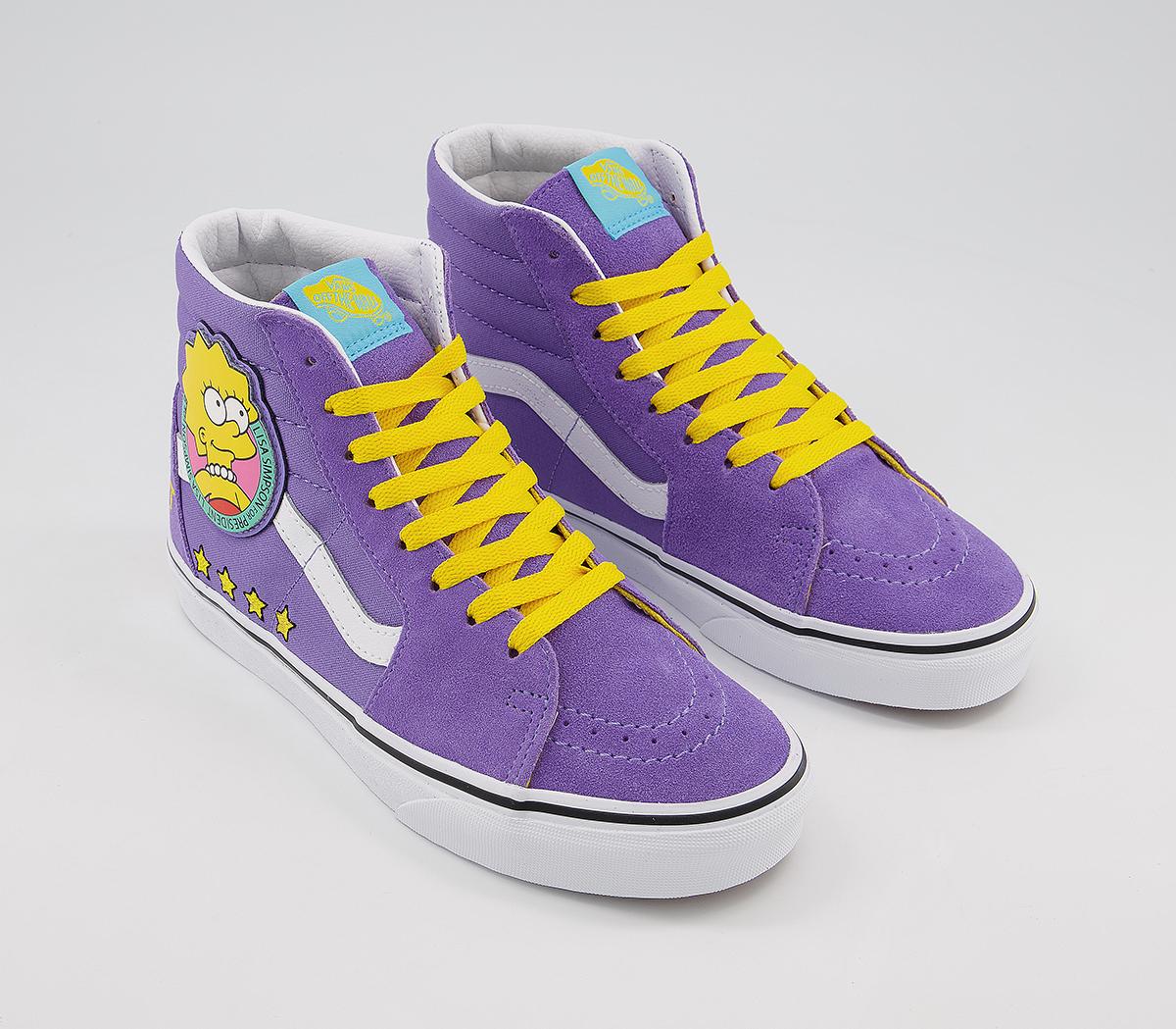 Vans Sk8 Hi Trainers The Simpsons Lisa 4 President - Unisex Sports