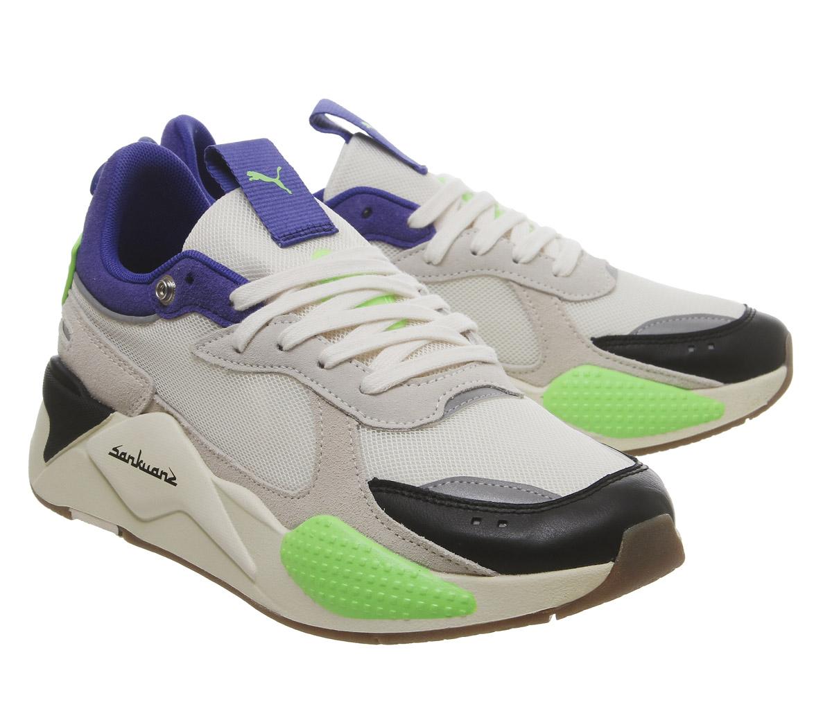 Puma RS-X Trainers Cloud Cream Royal Blue Sankuanz - His trainers