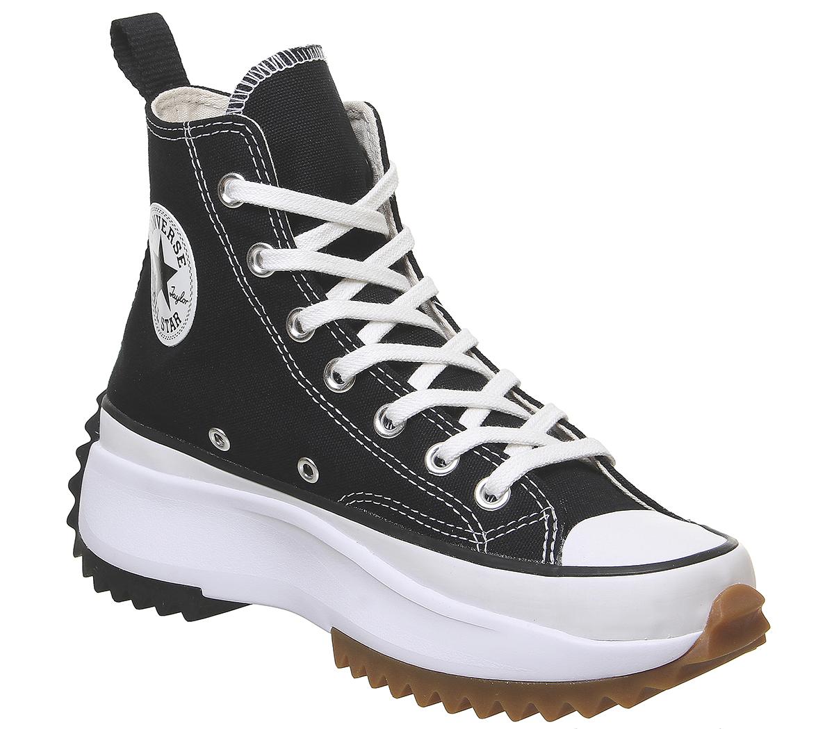 Converse Runstar Hike Trainers Black White - Unisex Sports