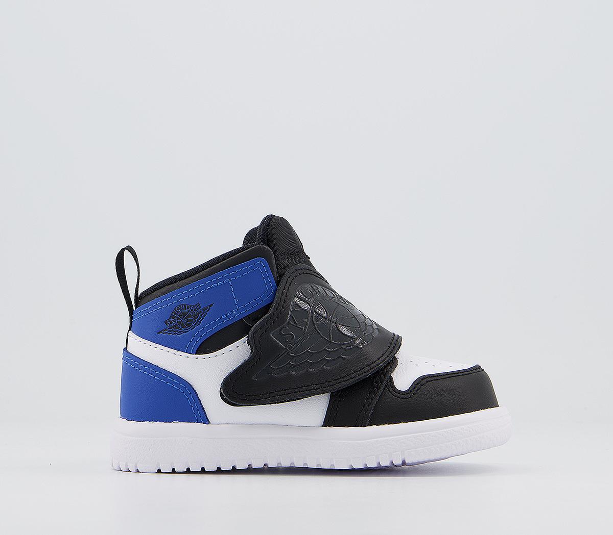 Jordan Sky Jordan 1 Td Trainers White Sport Blue Black - Unisex