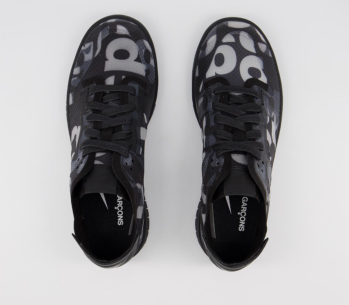Comme Des Garcons Cdg Dunk Trainers Black Logo Transparent F - Unisex ...
