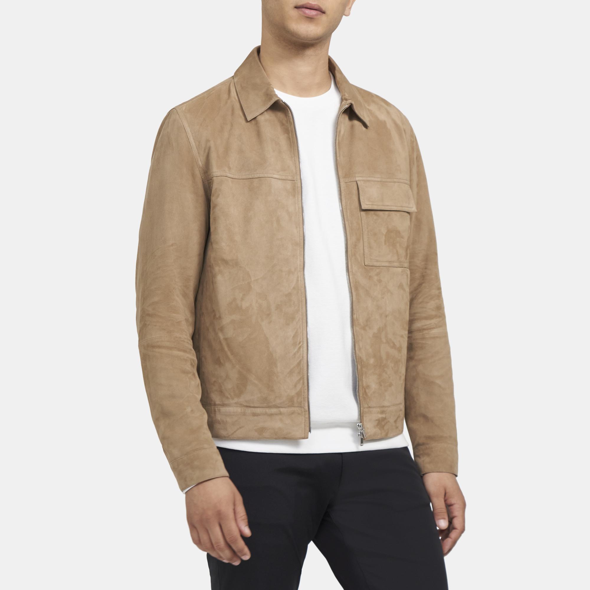 띠어리아울렛 (THEORY outlet) Jamie Jacket In Suede XL 1장 - 패션정보 - 어미새